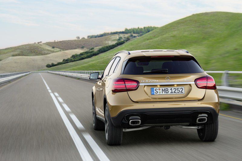 Mercedes-Benz GLA technical specifications and fuel economy